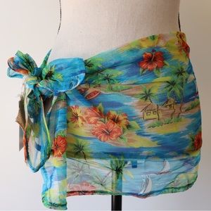 Vintage | Swim | Vtg Hawaiian Versatile Wrap | Poshmark